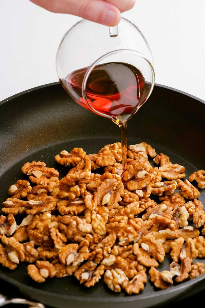 Maple Walnuts (super quick, easy, 3 ingredients!) - Texanerin Baking
