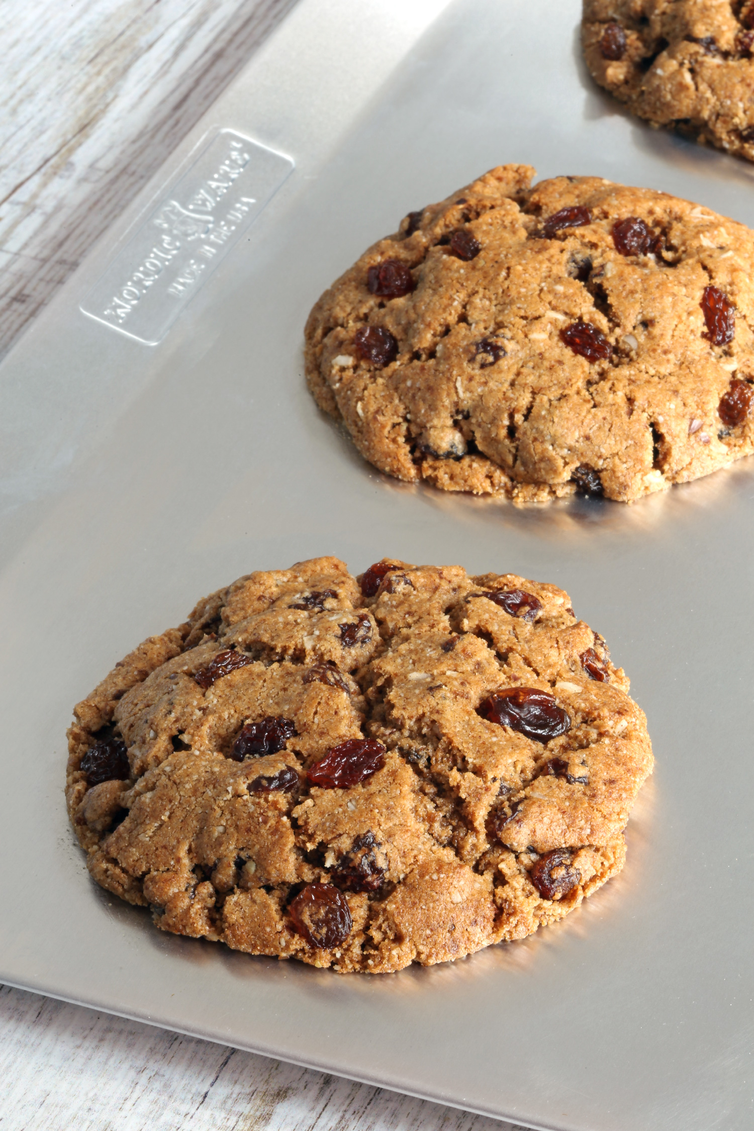 paleo-oatmeal-cookies-on-pan - Texanerin Baking