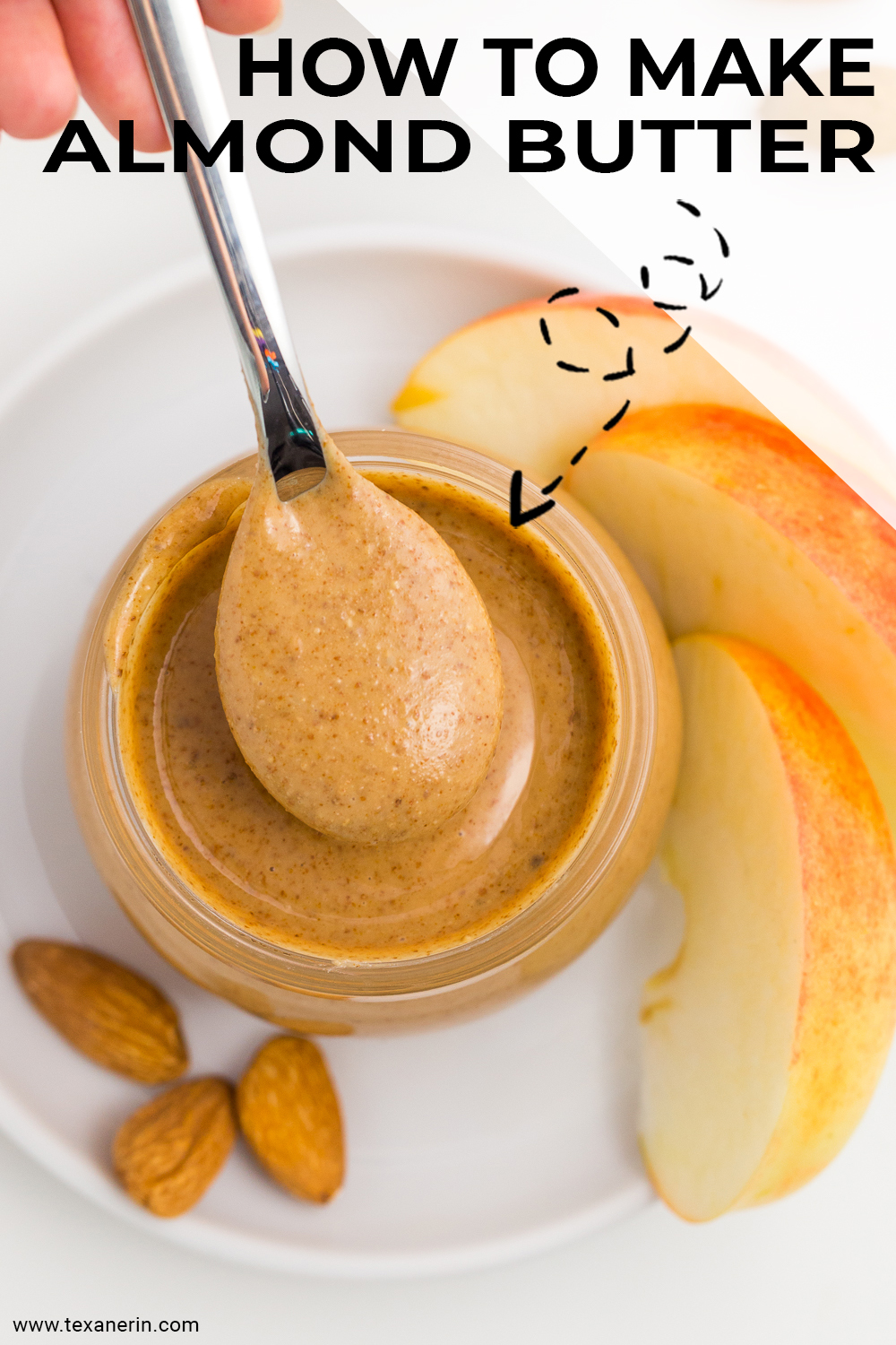 HOW TO MAKE ALMOND BUTTER PIN 01 - Texanerin Baking