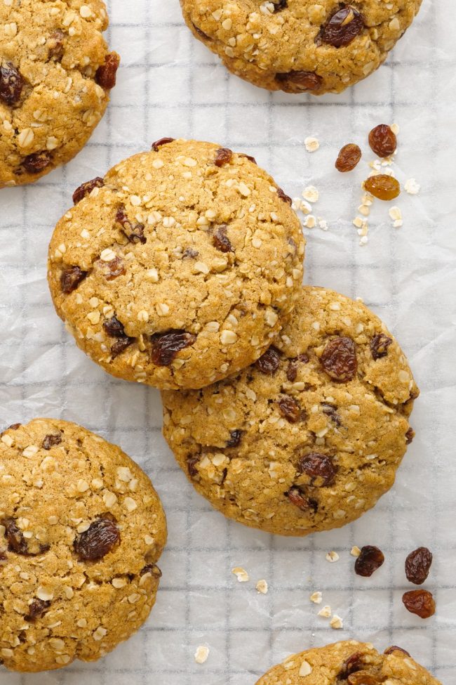 Vegan Oatmeal Cookies - Texanerin Baking