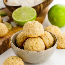 Coconut Lime Macaroons (vegan, paleo) - Texanerin Baking