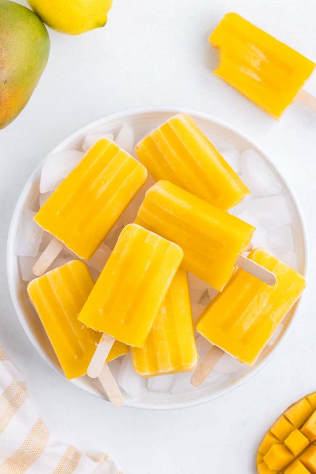 Mango Popsicles - Texanerin Baking