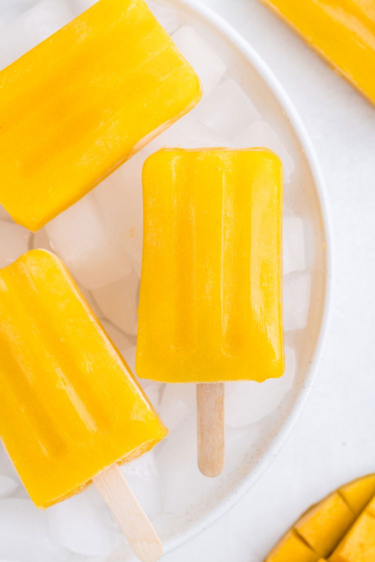 Mango Popsicles - Texanerin Baking