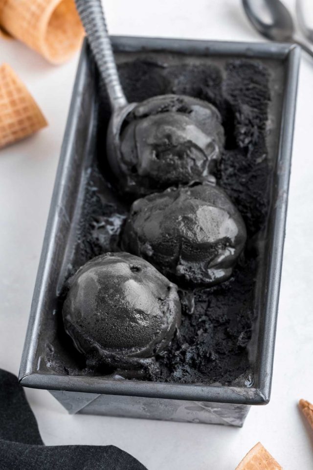 Black Ice Cream - Texanerin Baking