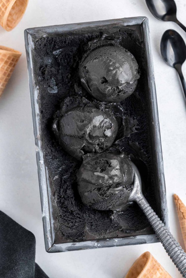 Black Ice Cream - Texanerin Baking