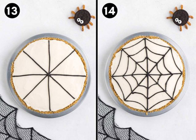 Spider Pie for Halloween - Texanerin Baking