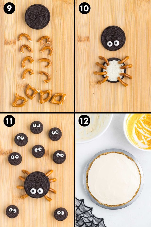 Spider Pie for Halloween - Texanerin Baking
