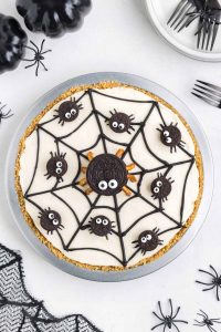 Spider Pie for Halloween - Texanerin Baking