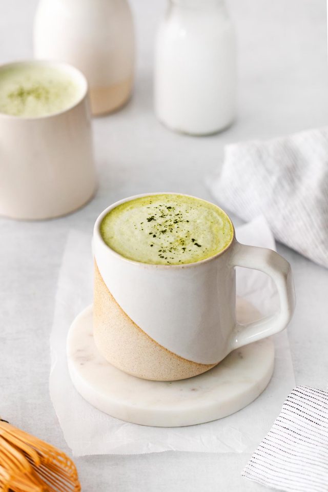 Matcha Tea With Milk - Texanerin Baking