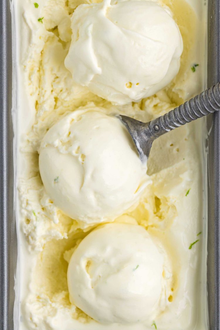 Lime Ice Cream - Texanerin Baking