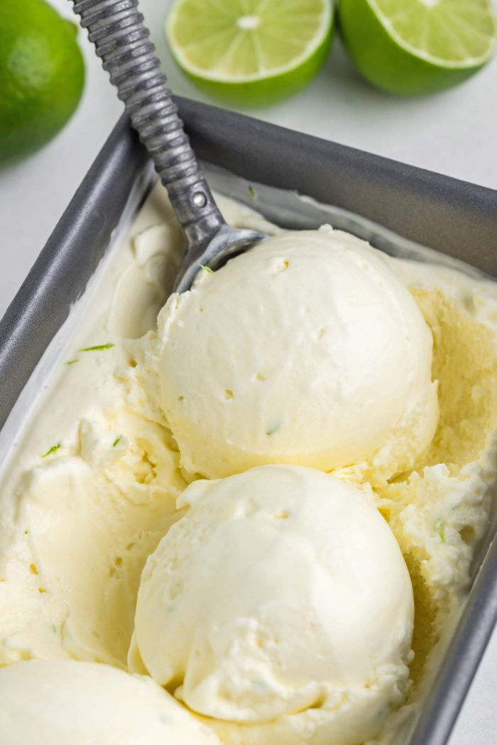 Lime Ice Cream - Texanerin Baking