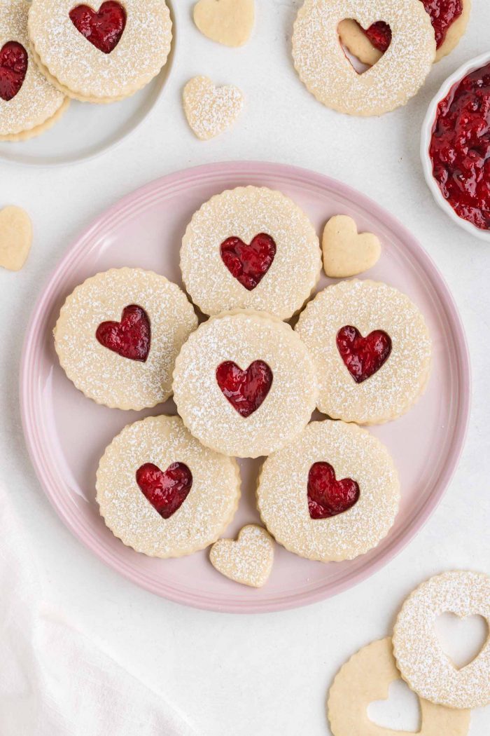 Linzer Tart Cookies - Texanerin Baking