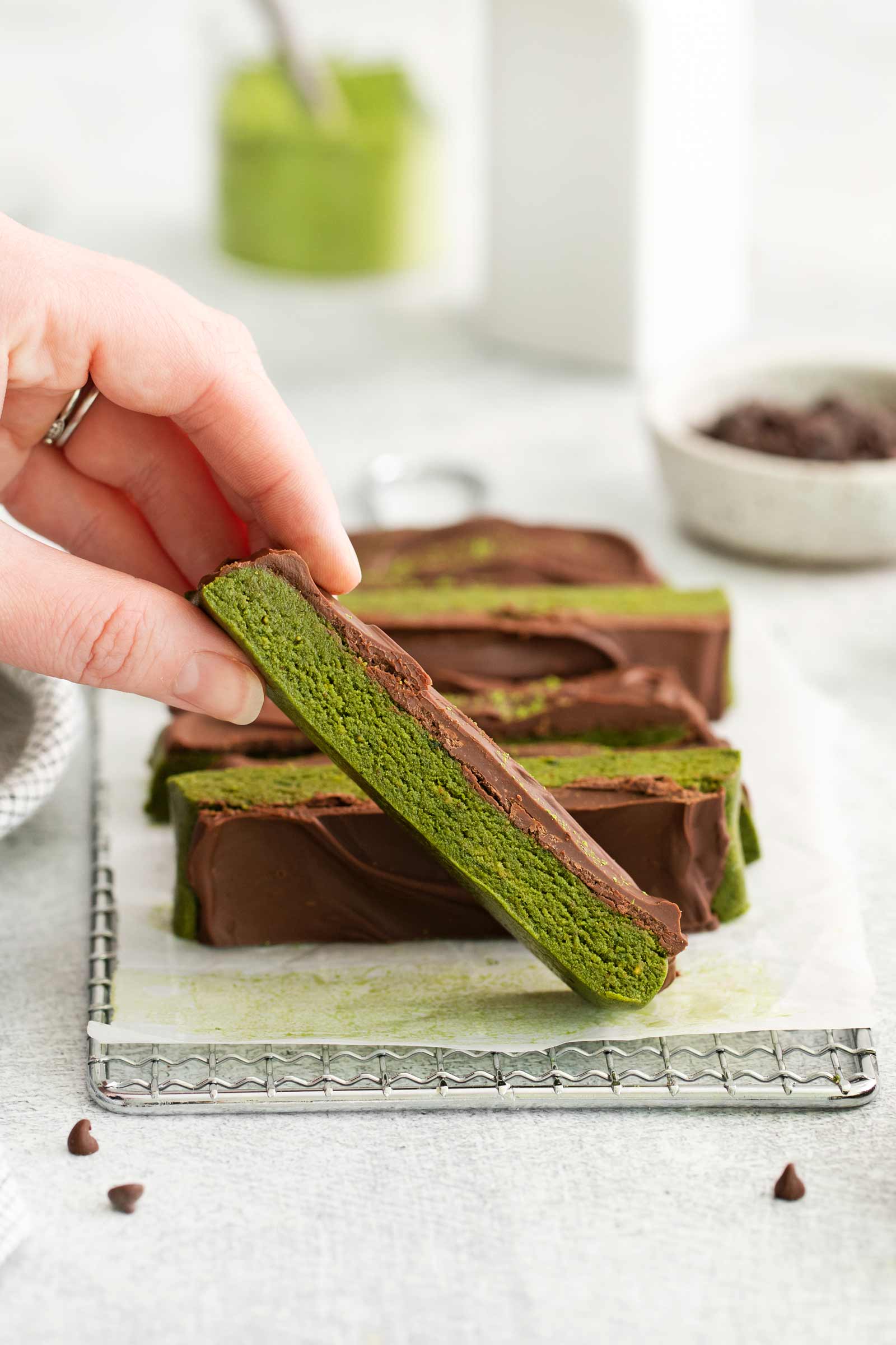 Matcha Protein Bars - Texanerin Baking