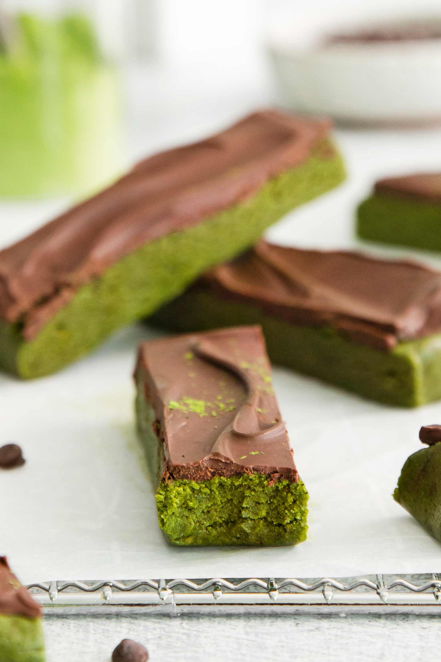Matcha Protein Bars - Texanerin Baking
